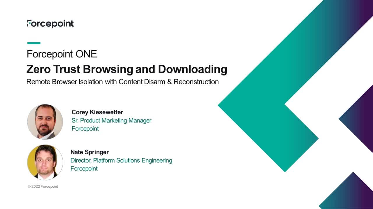 Remote Browser Isolation (RBI) Software | Forcepoint RBI